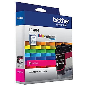 Brother Genuine LC404M Magenta INKvestment Tank Ink Cartridge