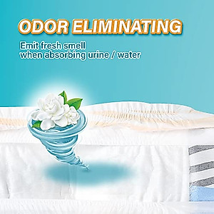 HONEY CARE All Absorb Petrichor Male Dog Wrap, Fresh Smell Disposable Diapers, Extra Small, White, 100 Count