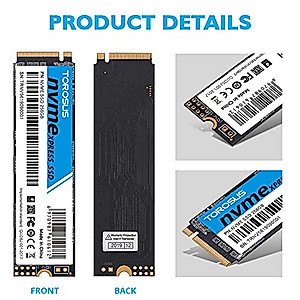 TOROSUS M.2 256GB NVME PCle 2280 Internal SSD High Performance Solid State Drive