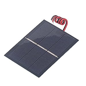 0.65W 1.5V Solar Panel, Portable Solar Panel Windproof Solar Charger Epoxy Charger Kit Compact Solar Cell Module for DIY Outdoor Camping RV Trip