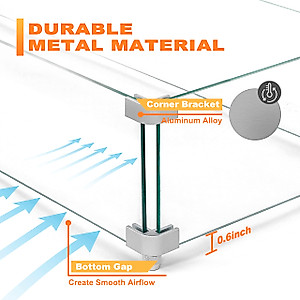 Nuu Garden 43'' Propane Fire Pit Table, CSA Certified 50,000 BTU Outdoor Patio Propane Fire Pit Table with Fire Pit Wind Guard,Removable Lid, Ceramic Tabletop, Water-Proof Oxford Cover, Dark Brown