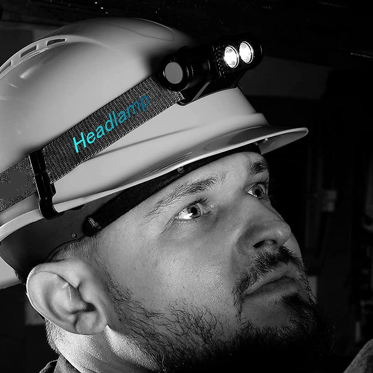 JLBLNHW 20 Pack Helmet Clips for Headlamp, Hardhat Headlamp Accessory, Hard Hat Accessories, Headlamp Hook, Hard Hat Light Clips, Easily Mount Headlamp on Narrow-Edged Helmet