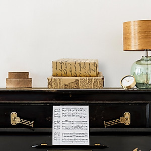 JarThenaAMCS 12 Sheet Vintage Newspaper Wrapping Paper -Not Roll- Retro Gift Wrap Paper Folded Flat Art Paper for DIY Crafts Gift Wrapping, 19.7 x 27.6 Inch