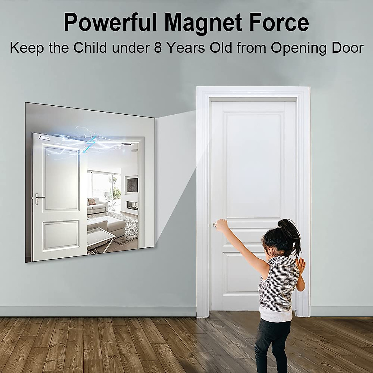 Jiayi Magnetic Cabinet Door Catches Heavy Duty Magnetic Door Latch 110lbs Large Cabinet Magnets Latches Stainless Steel Magnetic Door Catch for Heavy Door Closing Cupboard Door Closure Magnet