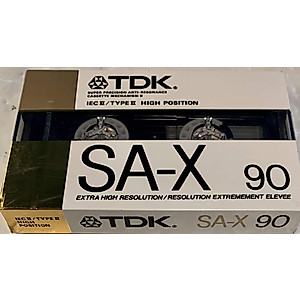 TDK SA-X 90 Minute Blank Cassette Tape