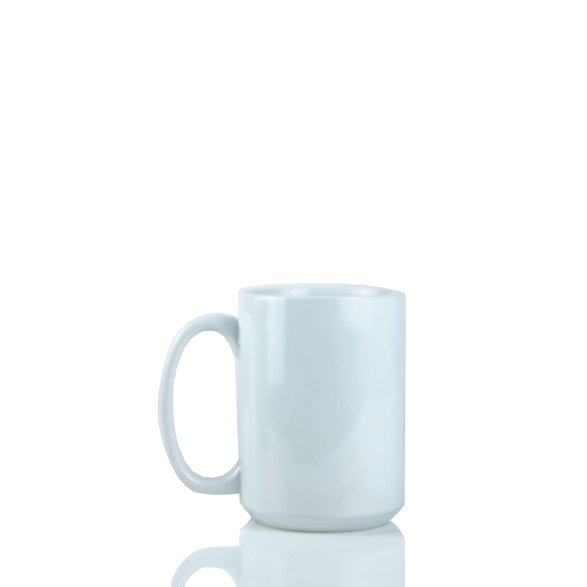 Hogg 15oz Sublimatable Ceramic Coffee Mug Case (30 Pack) DIY, Customizable, Add Logo, Vinyl, Alcohol Ink, or Glitter & Epoxy To Any Cup. Bulk/Wholesale Sublimation Tumblers