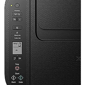 Canon PIXMA TS3 Series Color Inkjet Printer, All-in-One Wireless Print Copy Scan, Mobile Printing, 4800 x 1200 dpi, 1.5'' LCD, with MTC Printer Cable White