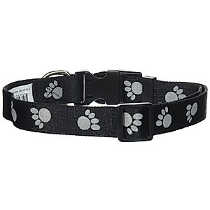Petmate Reflective Paw Collar, Black