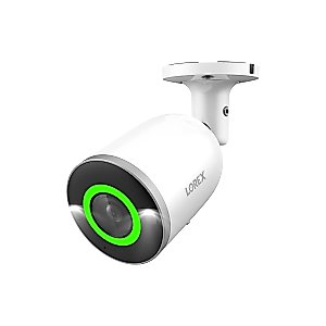 Lorex 4K Deterrence Bullet AI PoE IP Wired Add-On Metal Home Security Camera - Smart Security Lighting, Color Night Vision, and Smart Motion Detection Plus