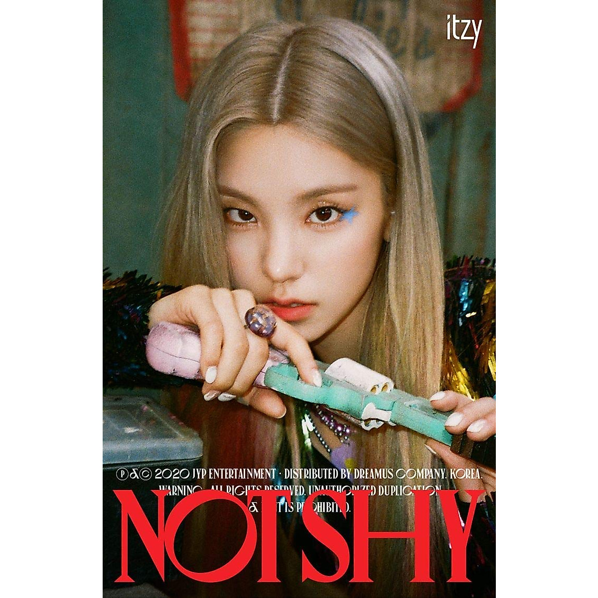 ITZY 'Not Shy' 3rd Mini Album C Version CD+72p PhotoBook+2p PhotoCard+LyricBook+Tracking Sealed