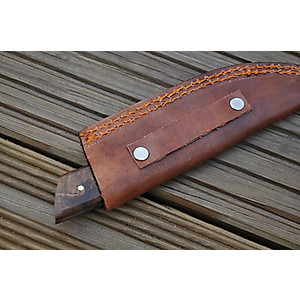 Perkin Knives - Handmade Hunting Knife With Sheath- Work of Art