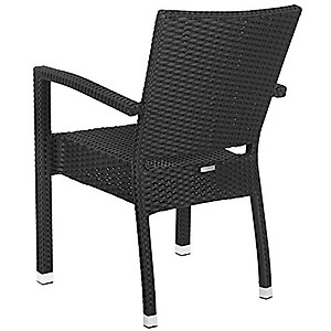 Safavieh Outdoor Living Collection Kelda Wicker Arm Chairs