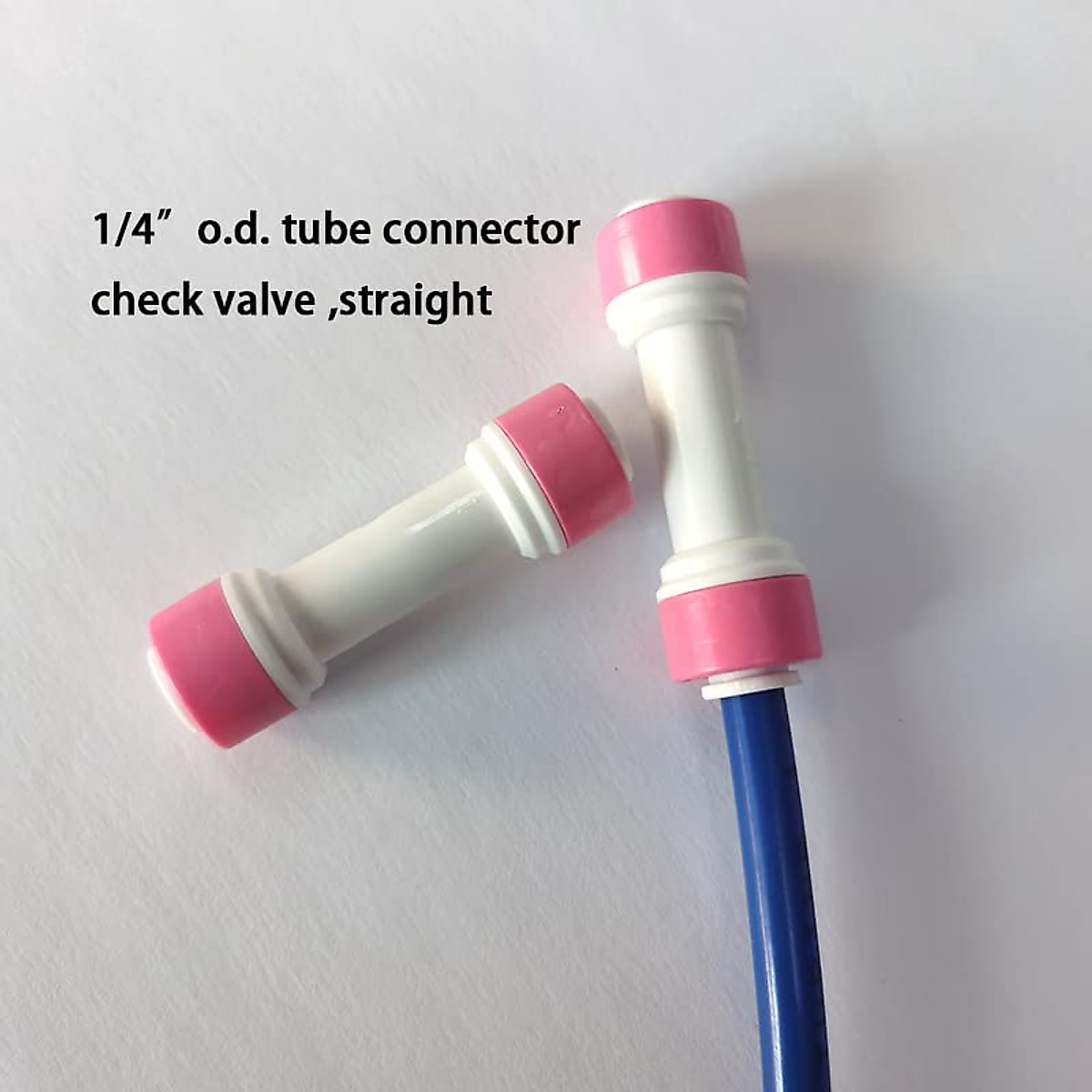 Malida Water purifier quick connector,RO water 1/4 tubing, RO water filter fittings, 1/4 inch tubing blue 10 meters + quick connect 12pcs