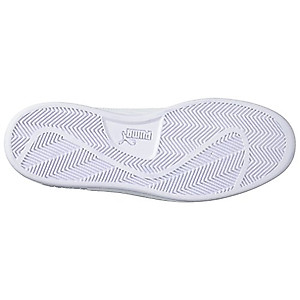 PUMA Mens Smash V2 Sneaker, Peacoat-PUMA Mens White, 9.5