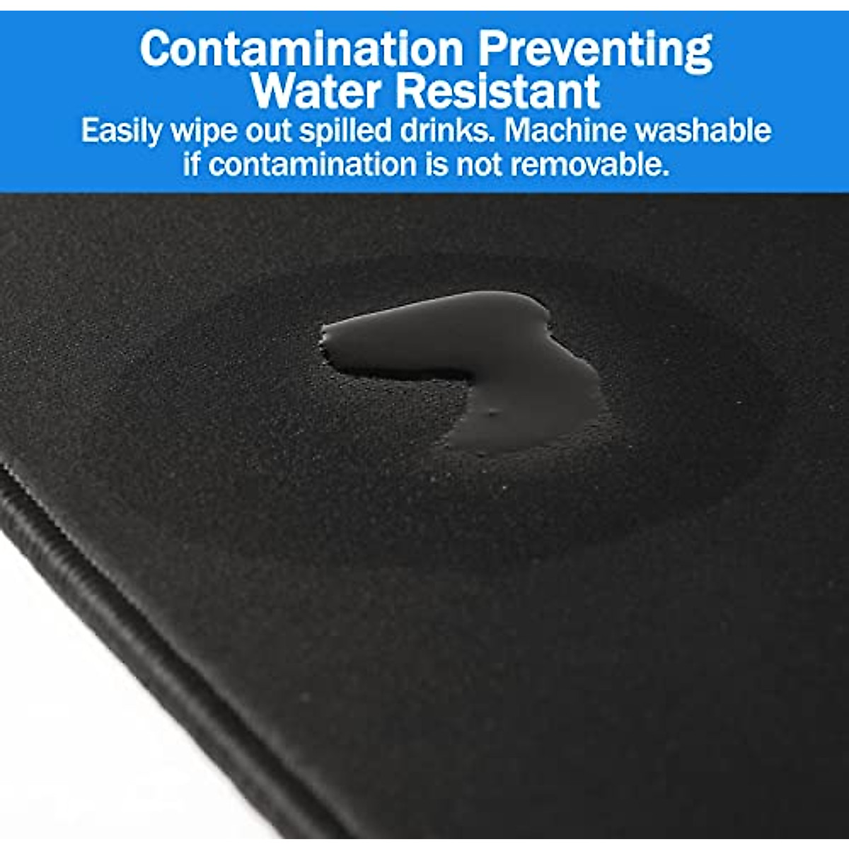 3XL Huge Mouse Pads Oversized (48''x24'') - Extra Large Gaming XXXL Mousepad for Full Desk - Super Thick Nonslip Rubber Base and Waterproof Desktop Keyboard Extended Mouse Mat (Black, XXX-Large)