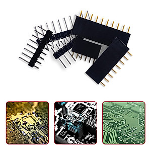 GeeekPi Electronic Fun Kit,with 3PCS Half Sized Breadboard Cable Resistor LED Potentiometer for Electronic Learning Kit, Compatible with Arduino IDE, UNO R3, MEGA2560, Raspberry Pi Range(Black)