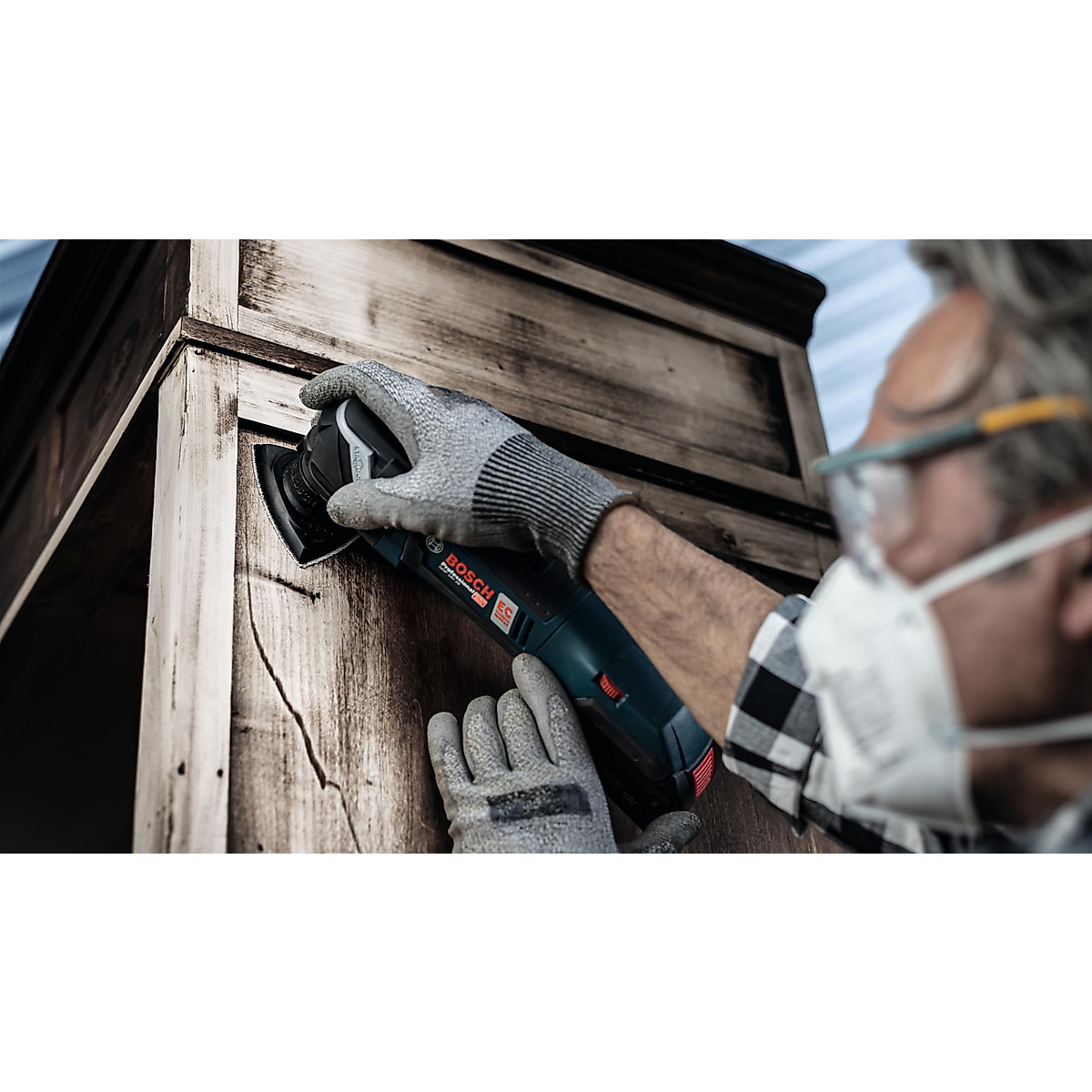 Bosch Professional 5X Expert C470 Sandpaper (for Hardwood, Paint on wood, 93x93 mm, Grit 180, Accessories Delta Sander)