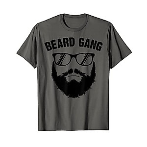 Funny Beard Gang Gift For Unshaven Mustache Club Men Dads T-Shirt