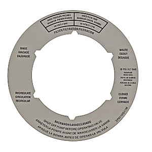 MULAN SPX0710G Label Plate Replacement Compatible with Hayward Multiport and Sand Filter Valves