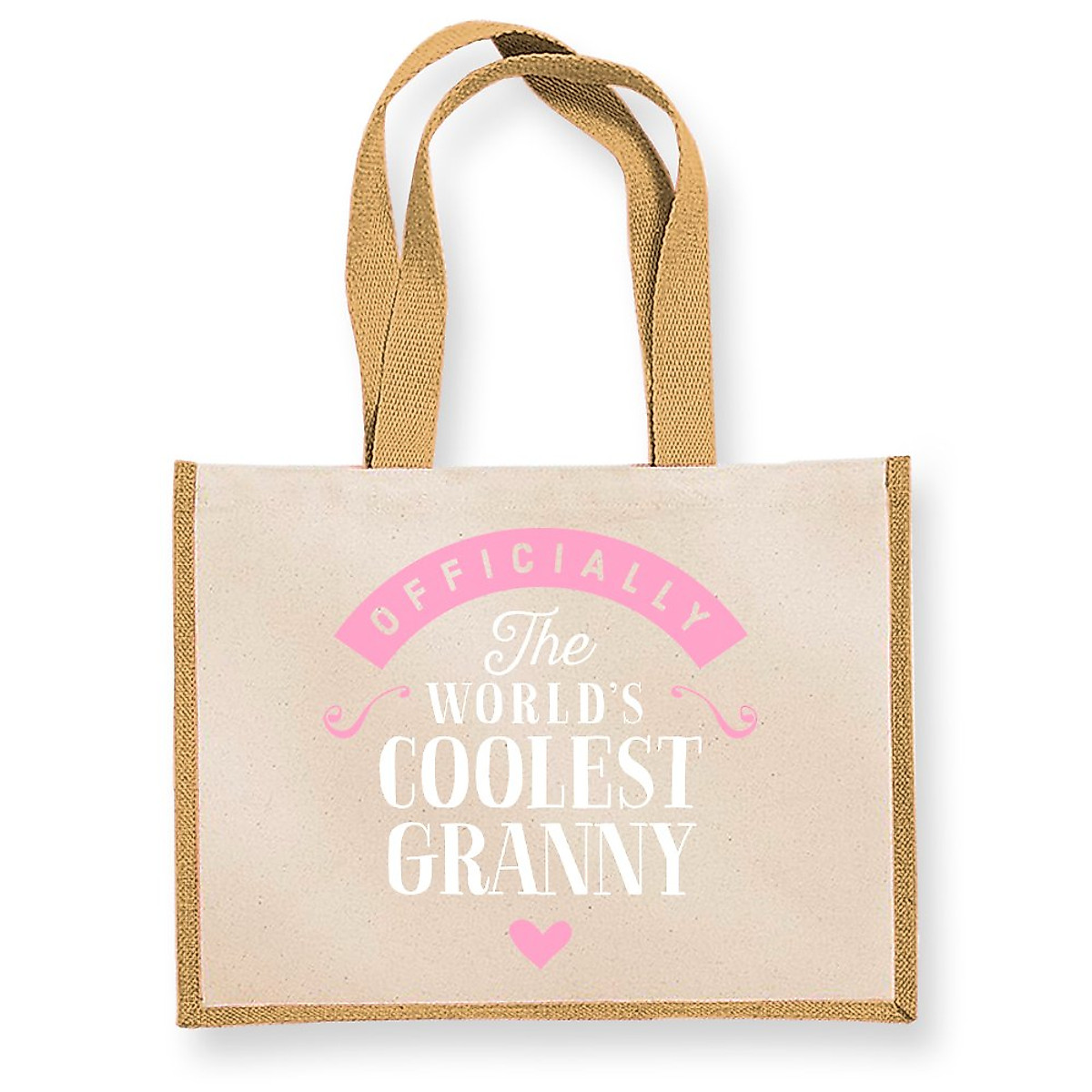 Design, Invent, Print! Granny Gift, Birthday Bag, Present, Bag, Funny Gifts From Granddaughter Keepsake, Shopping Tote (Natural)