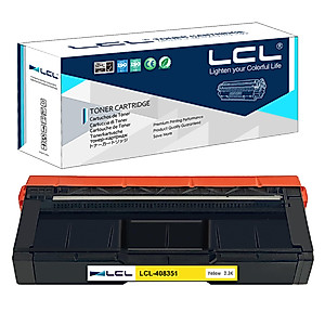 LCL Remanufactured Toner Cartridge Replacement for Ricoh 408351 M C250 M C250FWB PC300W (Yellow 1-Pack)