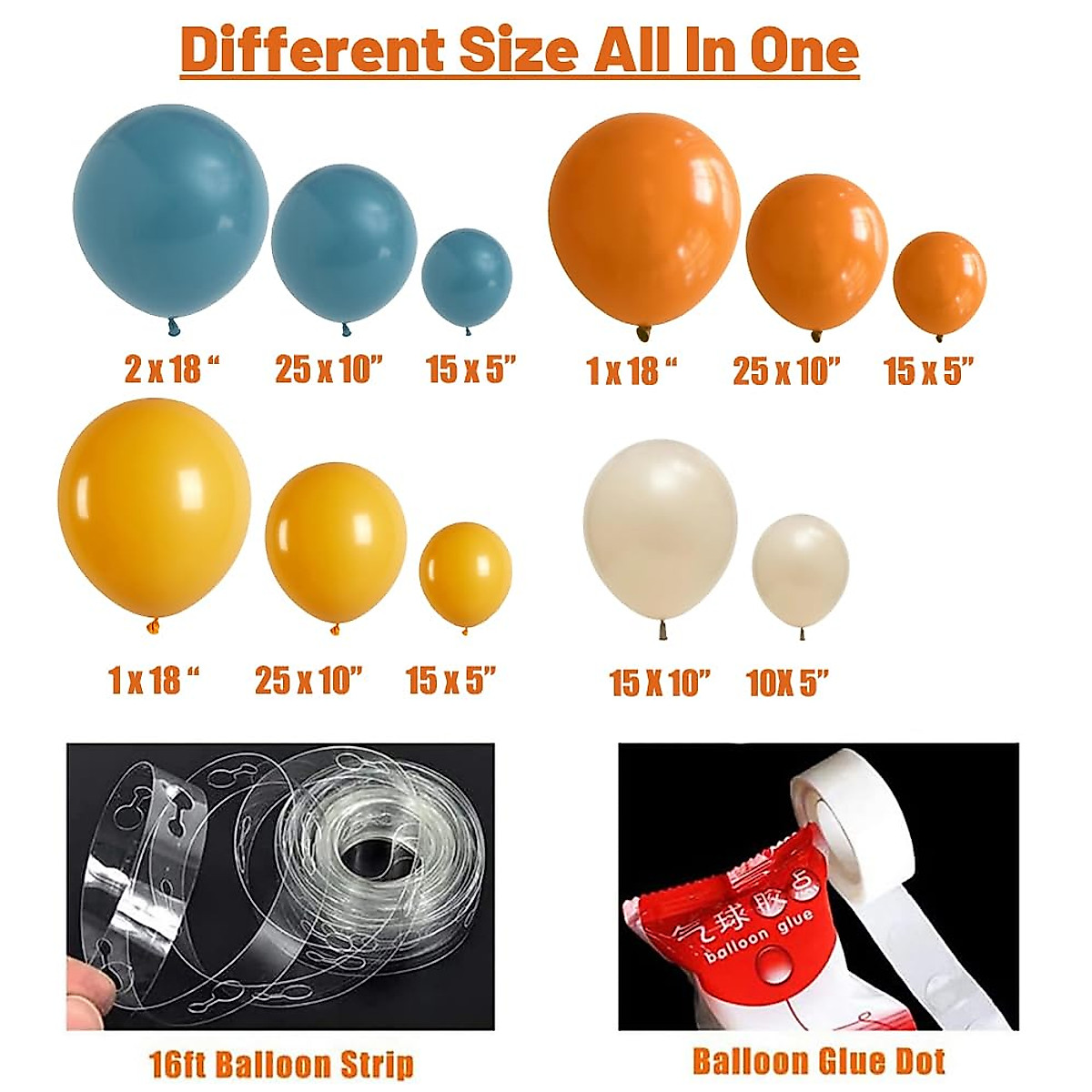 Beaumode Here Comes the Son Balloon Arch Garland Kit 149pcs for Retro Sun Baby Shower First Trip Around the Sun Sunshine Theme Birthday Kids Groovy Boho Party Backdrop Decoration (Slate Blue)