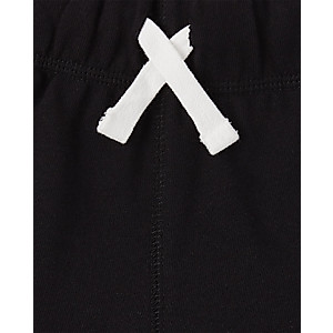 The Children's Place boys French Terry Casual Shorts, Black/Smoke Gray/New Navy 3 Pack, Small US