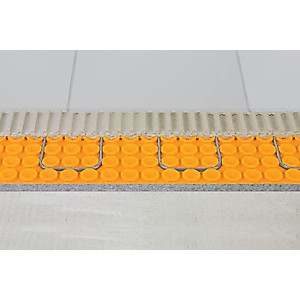 ARDEX FLEXBONE - Radiant Electric Floor Heating System 108 Sq Ft 240V with UH930 WiFi Smart Programmable Thermostat, DUO Heat Uncoupling Membrane, Underfloor Cable Kit, Safe Installation Tools