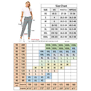Hiverlay Womens pro Golf Pants Quick Dry Slim Lightweight Work Pants with Straight Ankle Also for Hiking or Casual Ladies，Gray-l