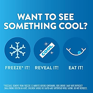 Go-GURT Berry Kids Fat Free Yogurt, Gluten Free, 2 oz. Yogurt Tubes (8 Count)