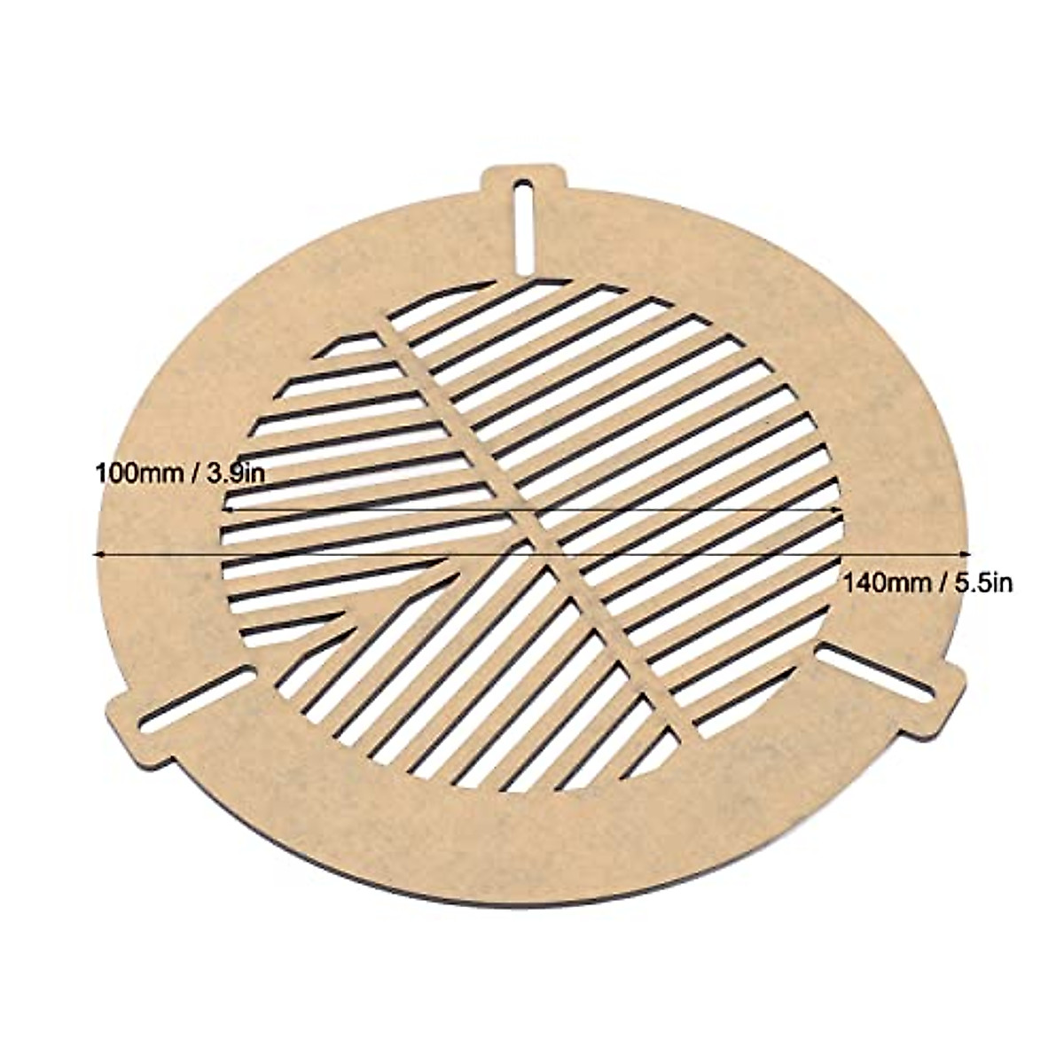 Telescope Focus Mask, Telescope Focusing Bahtinov Mask Acrylic Focus Mask 100 to 140mm Focus Mask Plate Lightweight Acrylic Bahtinov Mask for Astrophotography