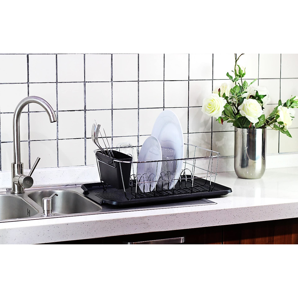 Neat-O by Hopeful Universal Dish Drain Board (Black)
