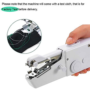 29 PCS Handheld Sewing Machine, Quick Portable Mending Machine, Electric Handy Sewing Machine, perfect for Beginners Sewing Curtain DIY Fabric Cloth Jeans Pet Clothes
