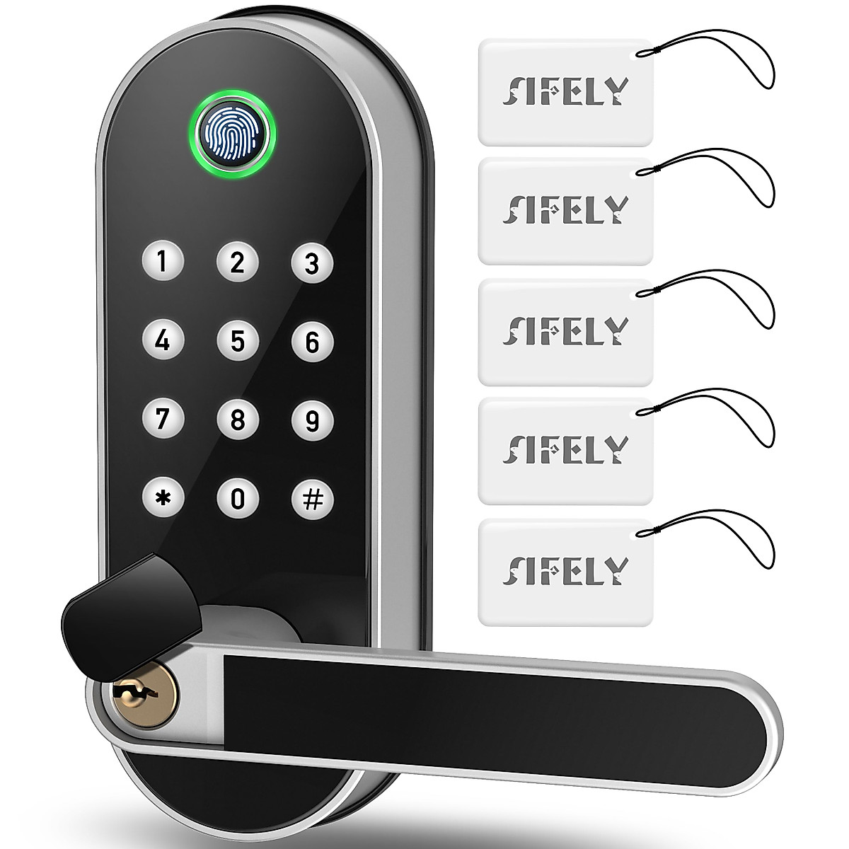 Sifely S Model Smart Lock and Fobs Bundle