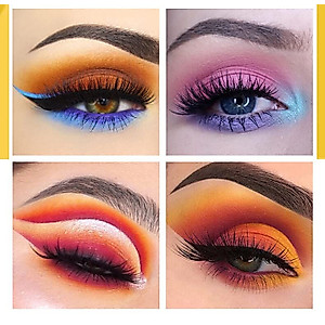 Eyeshadow Palette, Matte and Shimmer Make Up Eyeshadow Makeup Palette,Pigmented Eye Makeup Metallic Natural Eye Shadows Pallet Cosmetics Long Last Waterproof (ColorVibes Palette-40 Colors)