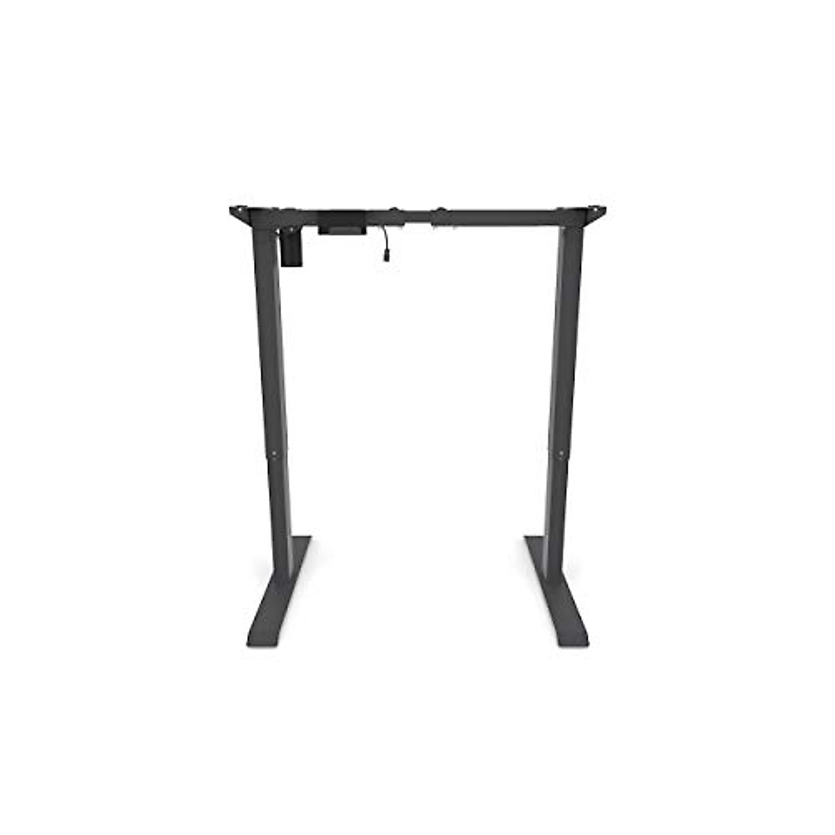 HON Basyx Commercial-Grade Single Motor Electric Height Adjustable, Standing Desk Base, 28" to 47" High, Black