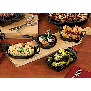 WINCO Cast Iron Server, 6-3/8″, Black