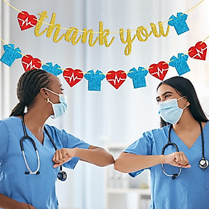 Thank You Banner, Thank You Nurses, Thank You Doctors, Doctor Banner, Nurse Birthday Theme, Hospital Banner, Medical Decorations