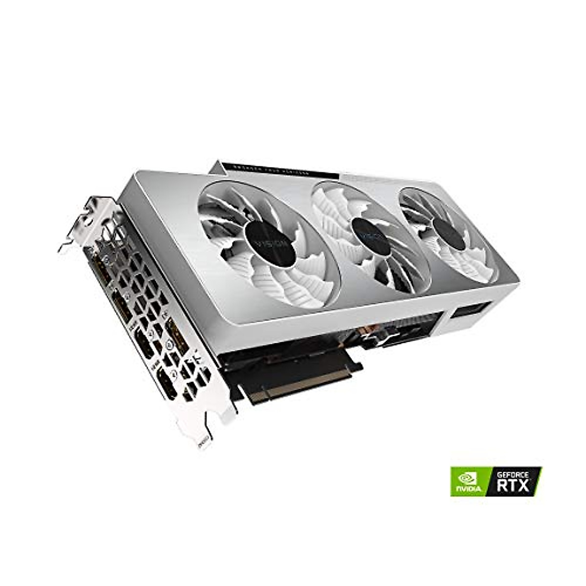 GIGABYTE GeForce RTX 3090 Vision OC 24G Graphics Card, 3X WINDFORCE Fans, 24GB 384-bit GDDR6X, GV-N3090VISION OC-24GD Video Card