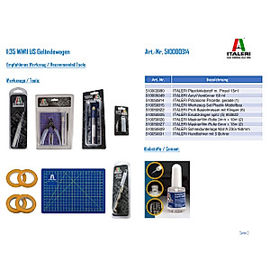 Italeri Models 1/35 Willys Jeep & Trailer Kit 0314S