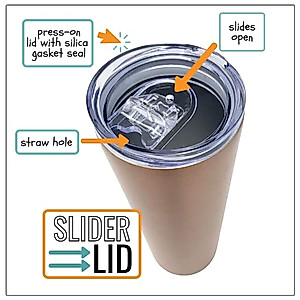 Dog Mom Tumbler - Dog Lovers Gifts for Women - Dog Mom Insulated Cup, Coffee Mug - Great Dogs Themed Gifts for Christmas, Birthday, Best Cups and Mugs for New Dog Mom, Things for Dog Lovers