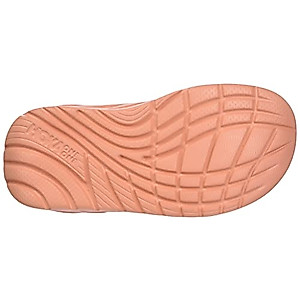 Hoka Ora Recovery Slide (Unisex) - Amber Yellow / Shell Coral - Size M9/W11