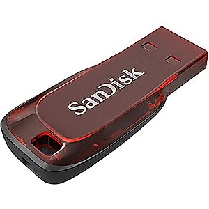 SanDisk 16GB Cruzer Blade USB Flash Drive 3-Pack, Blue/Pink/Green