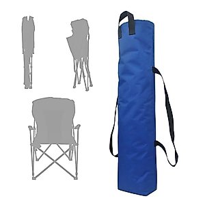 NGIL Royal Blue Solid Color Camp Folding Chair Carry Bag with Non Adjustable Strap and Wide Drawstring Opening (Replacement Bag Only) Please Read Description for Full Details
