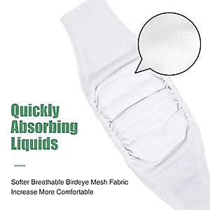 Wegreeco Washable Male Dog Belly Band (Stylish Pattern)- Pack of 3 - Washable Male Dog Belly Wrap, Dog Diapers Male (M, Magic)