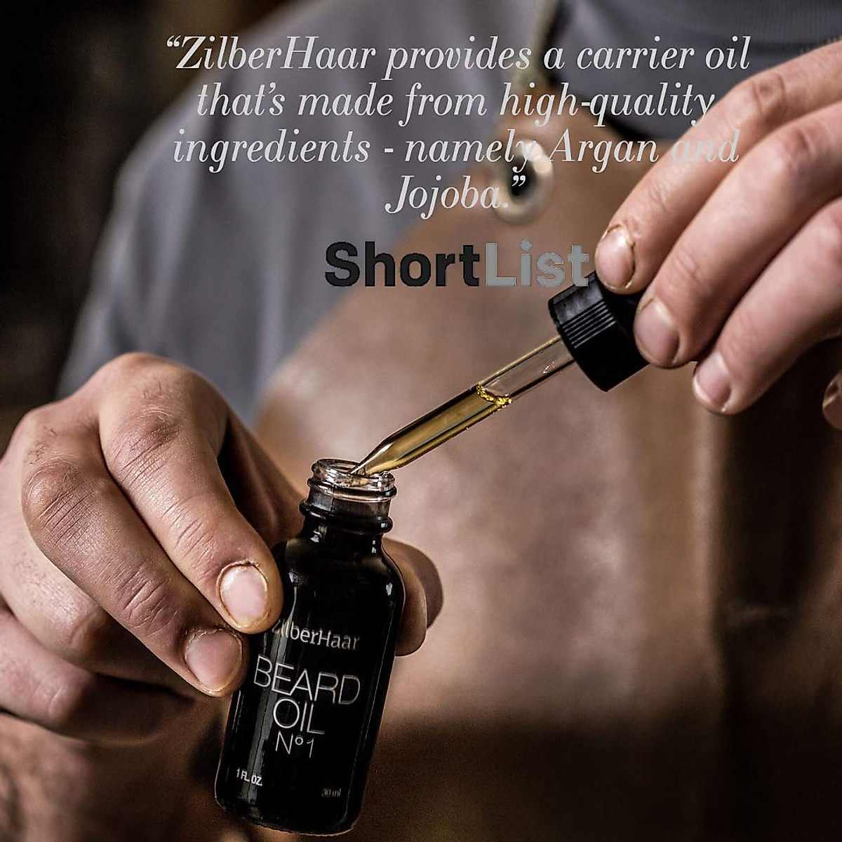 ZilberHaar Beard Oil + Beard Brush + Beard Comb bundle