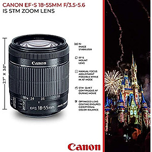 Canon EOS Rebel T6 Digital SLR Camera Kit with EF-S 18-55mm f/3.5-5.6 IS II Lens (Black)