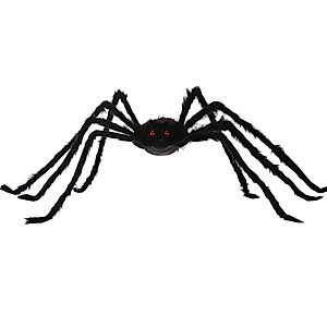 6.6ft Giant Spider for Halloween Decorations Large Black Grey Hairy Spider for Scary Indoor Outdoor Yard Garden Porch Outside Haunted House Decor