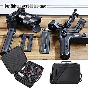 Zaracle Portable Storage Bag Carrying Case Cover Protect Pouch Bag Travelling Case for Zhiyun WEEBILL S Gimbal Stabilizer/Zhiyun WEEBILL LAB 3-axis Handheld Gimbal Stabilizer