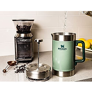 Stanley 10-02888-007 The Stay-Hot French Press Hammertone Green 48OZ / 1.4L